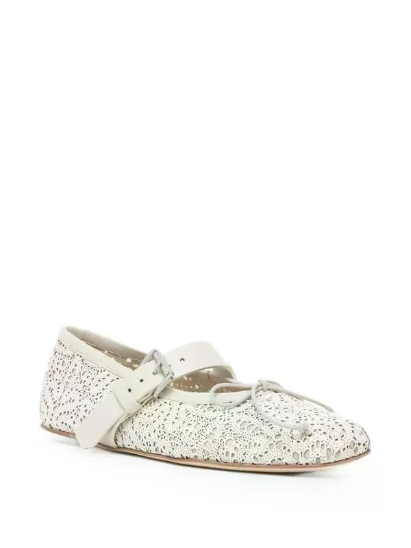 ANN DEMEULEMEESTER Laser-cut Ballet Flats