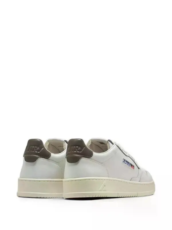 AUTRY Perforated Detail Panelled Sneakers - Neutrals
