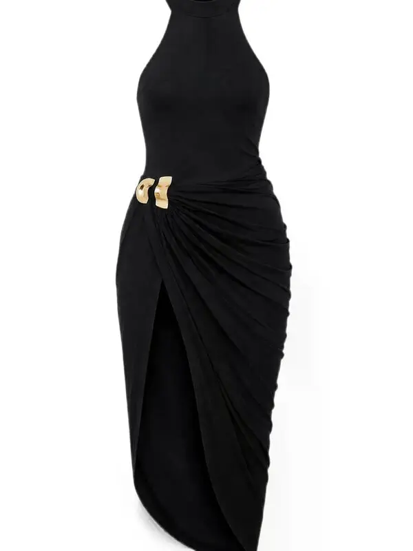 Cult Gaia Sutton Hardware-detail Ruched Midi Dress