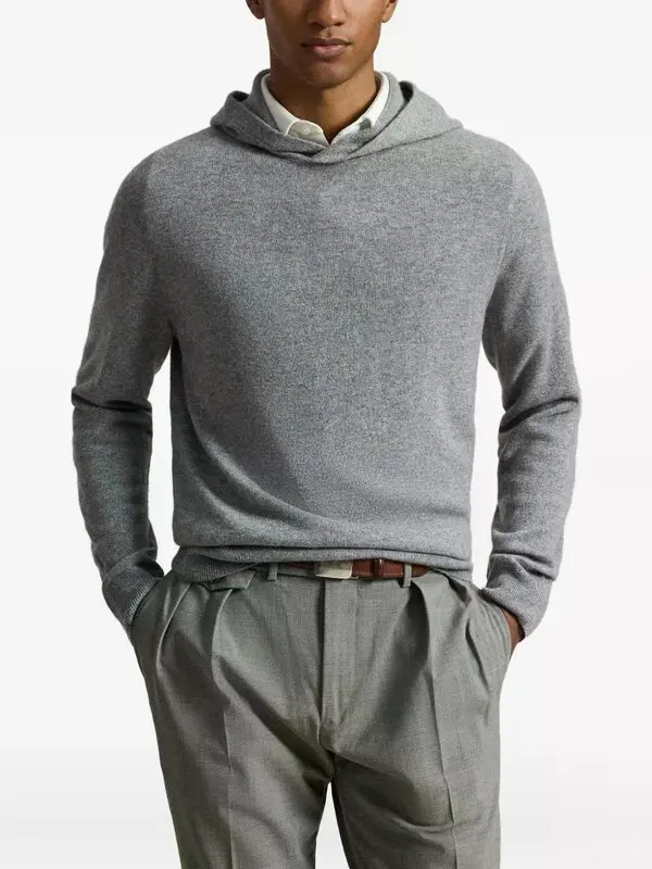 Rlx Ralph Lauren Cashmere Hoodie - Grey