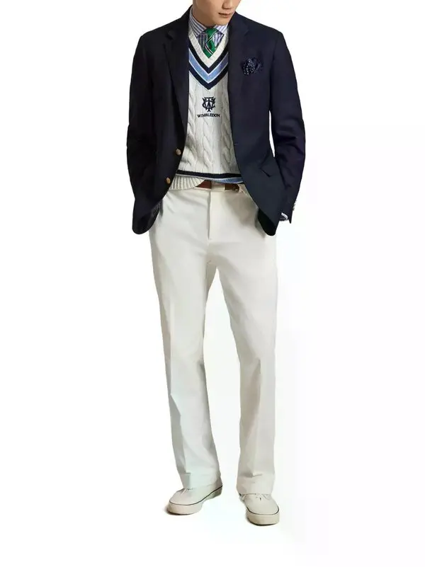 Polo Ralph Lauren Wimbledon Twill Trousers - White