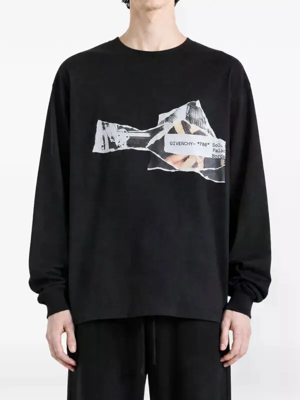 Givenchy Graphic-print Long-sleeve T-shirt