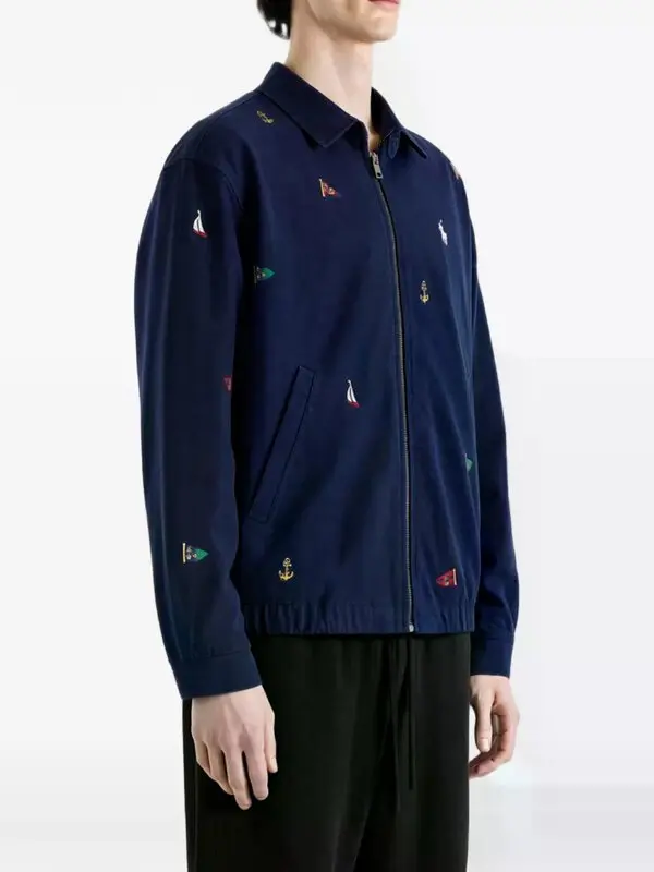Polo Ralph Lauren Bayport Embroidered Zip-up Jacket