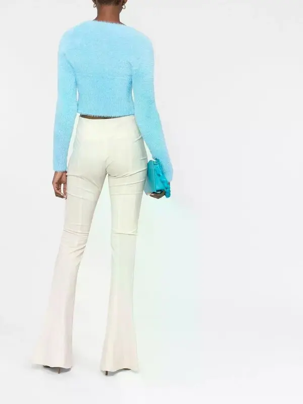 Jacquemus La Maille Neve Long Sleeve Cardigan - Blue