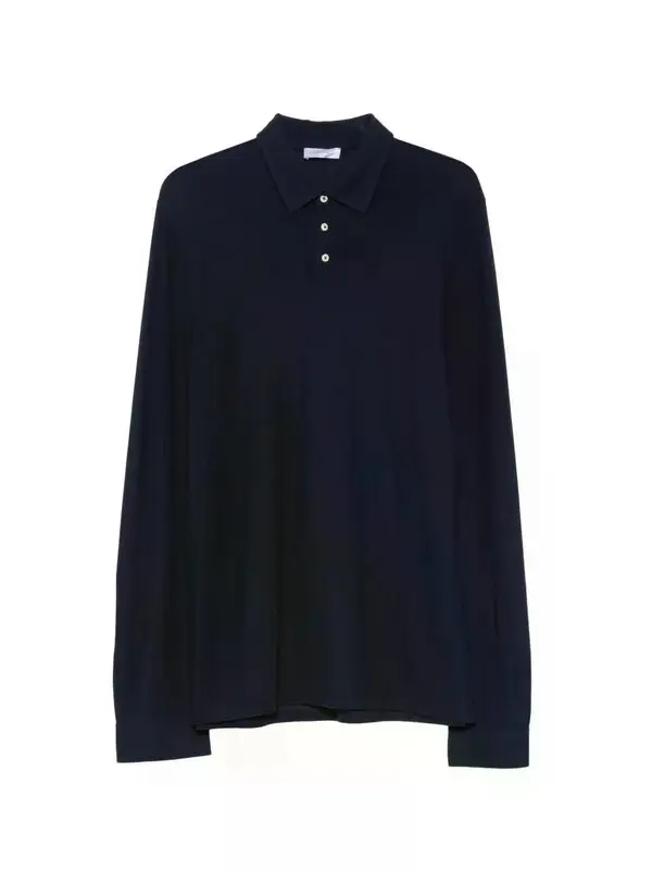 GRAN SASSO Long-sleeve Polo Shirt