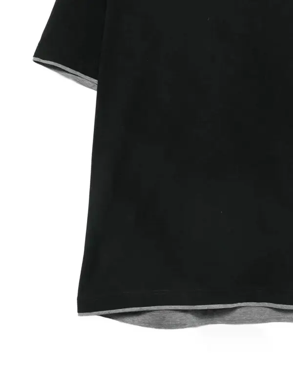 GRAN SASSO Layered-effect Cotton T-shirt