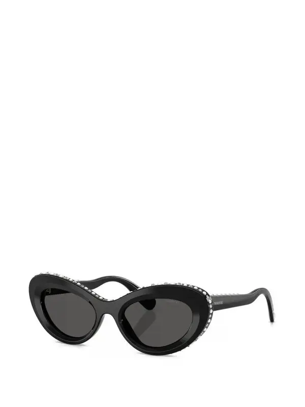 SWAROVSKI Cat-eye Sunglasses - Black