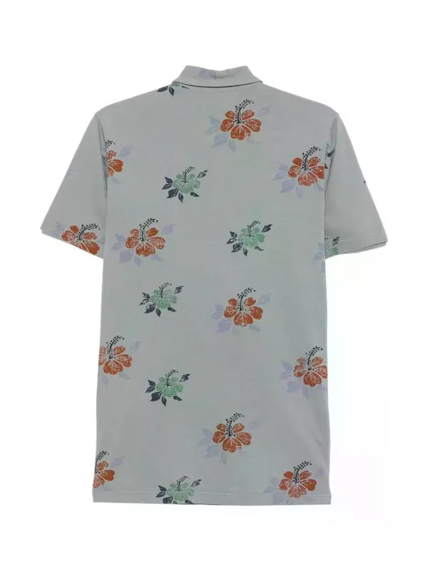 GRAN SASSO Floral-print Polo Shirt