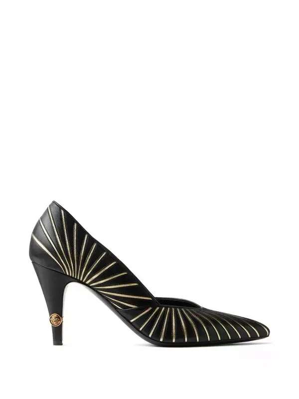 Versace Nappa Pumps - Black