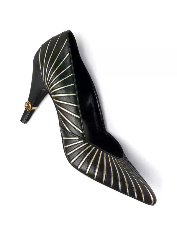 Versace Nappa Pumps - Black