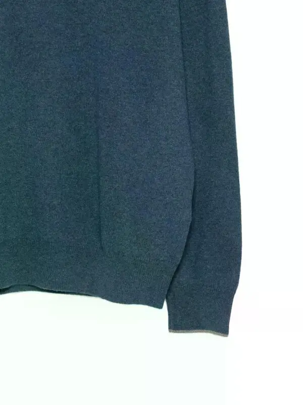GRAN SASSO Wool Quarter-zip Jumper