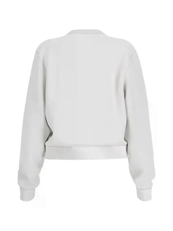 Guess Rhinestone Embellished Logo Sweatshirt