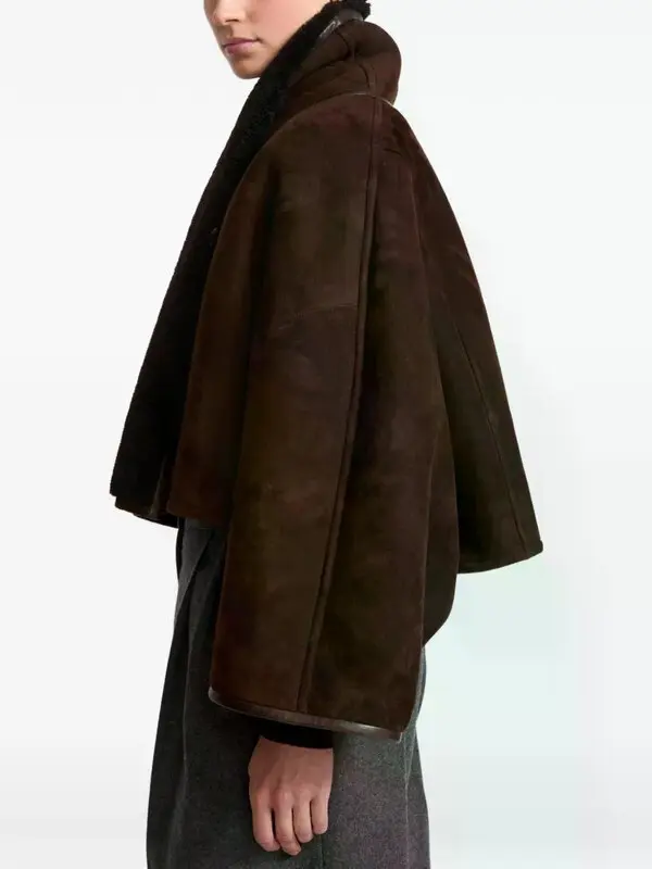YVES SALOMON Shearling Cape