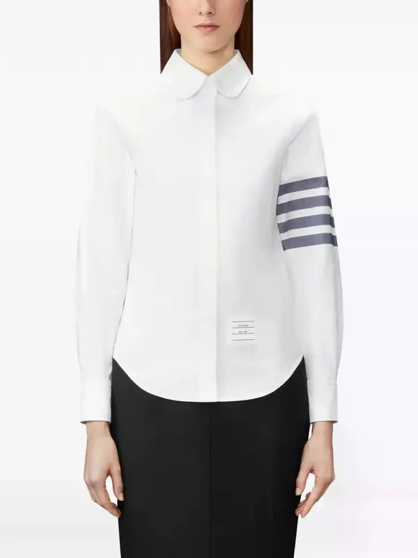 Thom Browne 4-bar Stripe Oxford Shirt