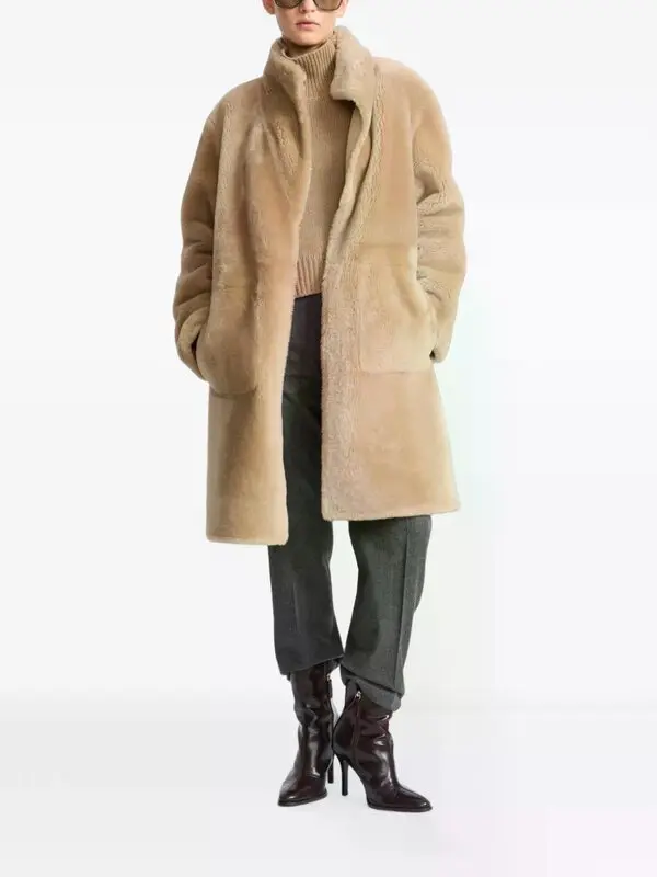 YVES SALOMON Reversible Shearling Coat