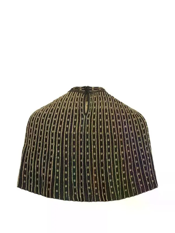 Elie Saab Mock-neck Poncho