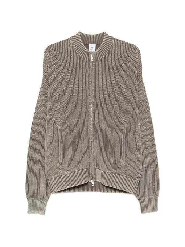WON HUNDRED Bradley Zip-up Cardigan - Neutrals