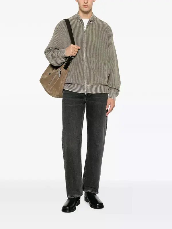 WON HUNDRED Bradley Zip-up Cardigan - Neutrals