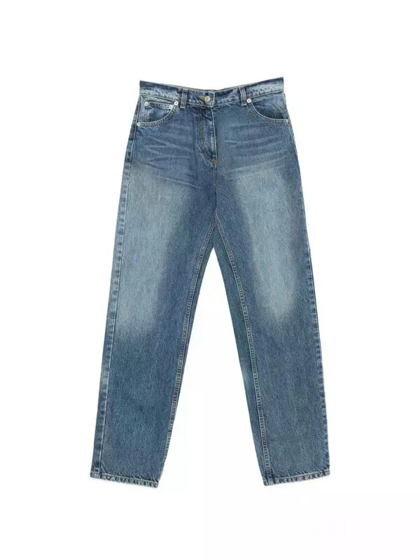 Magda Butrym Faded Effect Straight Leg Jeans
