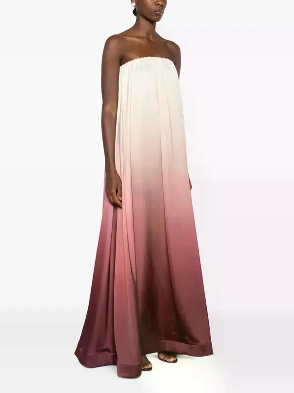 L'IDEE Costiera Ombré Maxi Dress - Neutrals