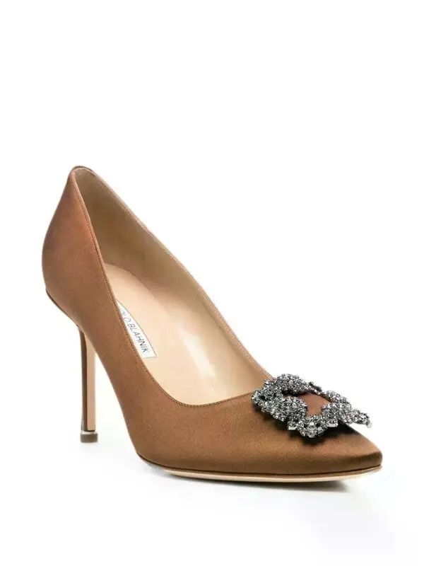 Manolo Blahnik Hangisi Heeled Pumps