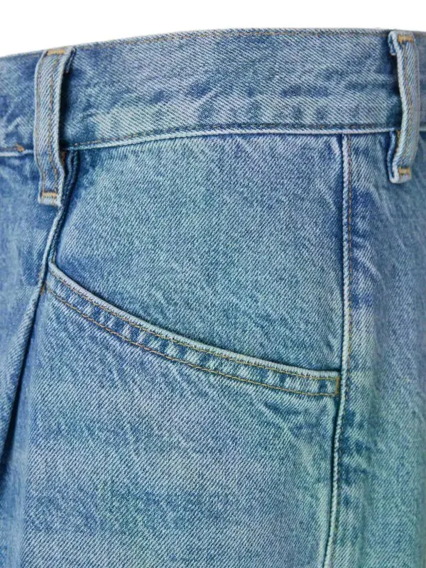 Citizens Of Humanity Pleated Wide-leg Jeans - Blue