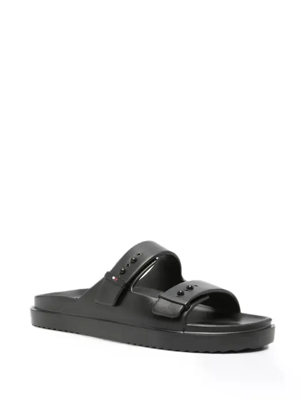 Tommy Hilfiger Double Strap Sandals - Black