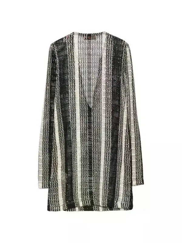Missoni Sequin-embellished Striped Beach Dress - Black