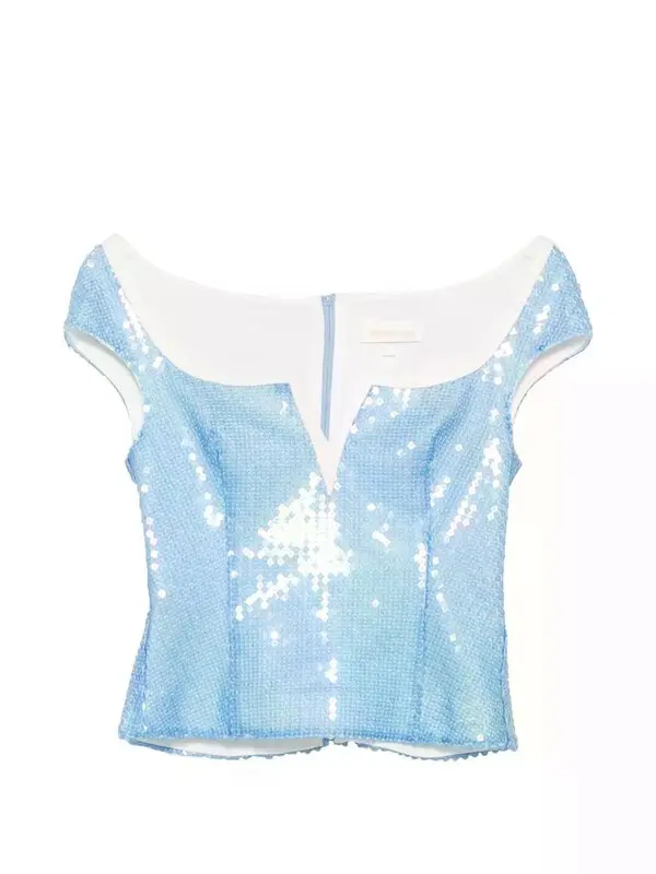 SHUSHU/TONG Sequin Embellishment Top