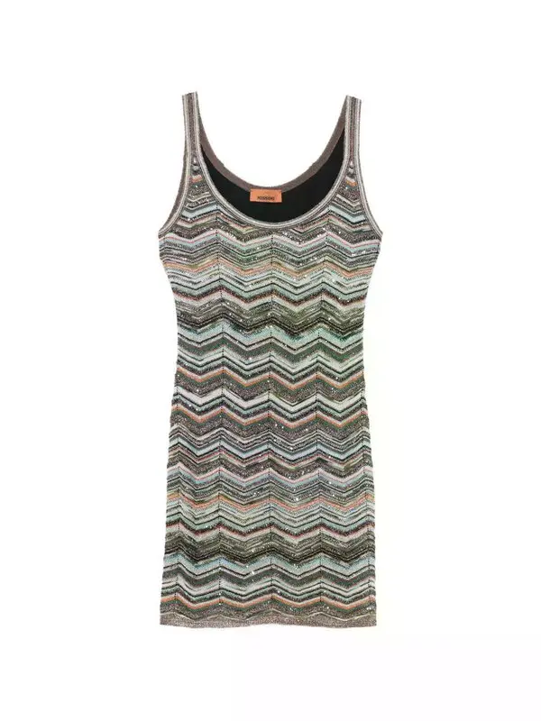 Missoni Zigzag Knit Mini Dress