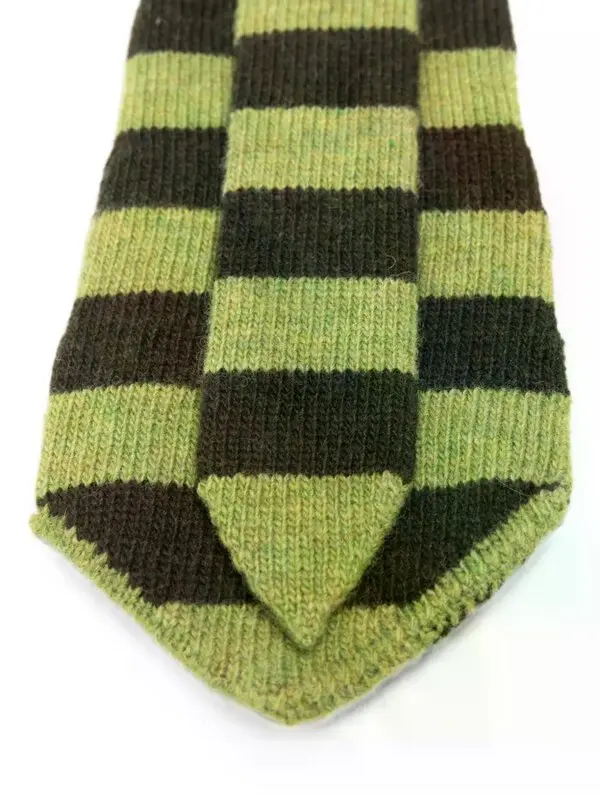CHARLES JEFFREY Knitted Striped Tie
