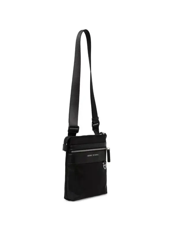 Armani Exchange Logo Plaque Belt Bag - Black