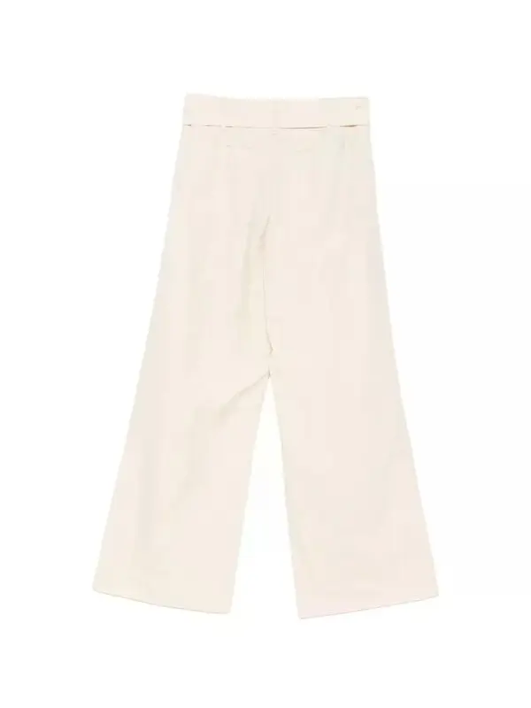 PSOPHIA Belted Pleated Trousers