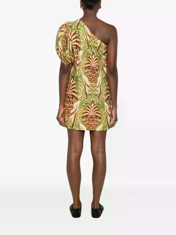 Farm Rio One-shoulder Mini Dress