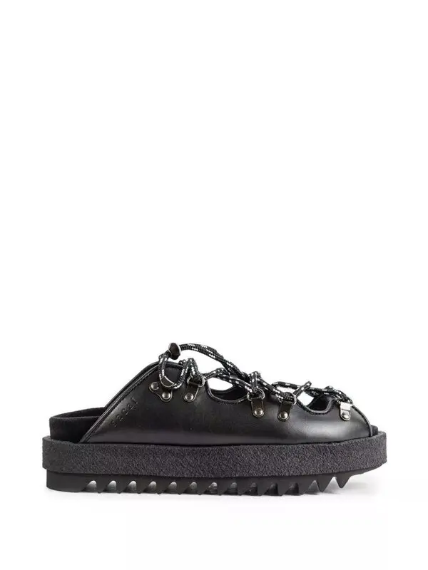 Sacai Platform Mules