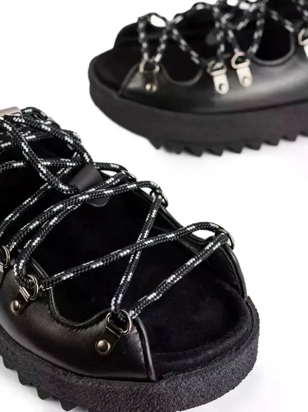 Sacai Platform Mules