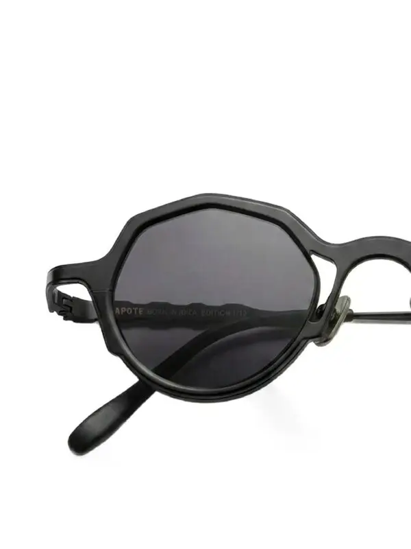 CAPOTE Geometric Frame Sunglasses