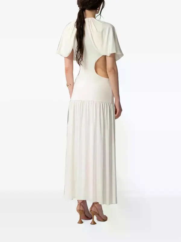CONCEPTO Solea Cut-out Draped Maxi Dress