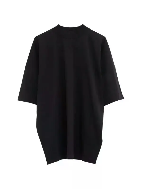 JIL SANDER Drop-shoulder Mock-neck T-shirt