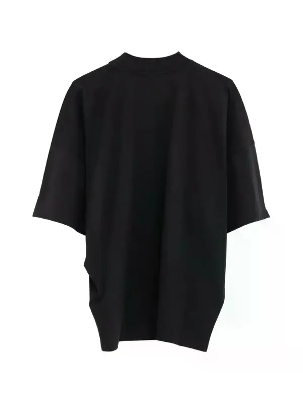 JIL SANDER Drop-shoulder Mock-neck T-shirt