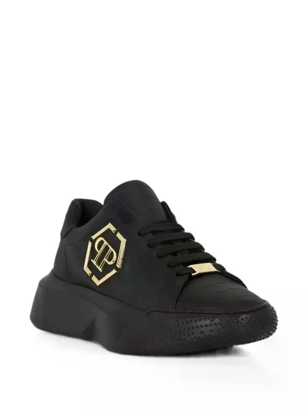 Philipp Plein Croc Godzilla Runner Sneakers