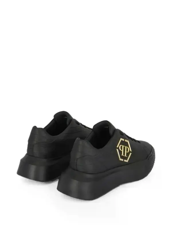 Philipp Plein Croc Godzilla Runner Sneakers