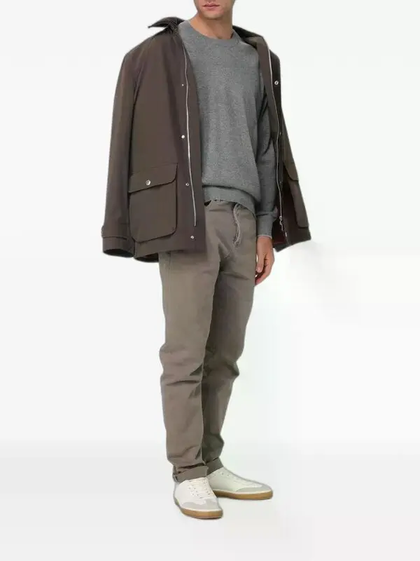 Brunello Cucinelli Cashmere Crew-neck Sweater - Grey
