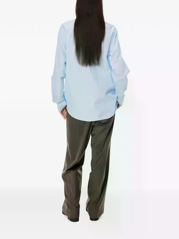 MASU Ruffled Zip-up Shirt