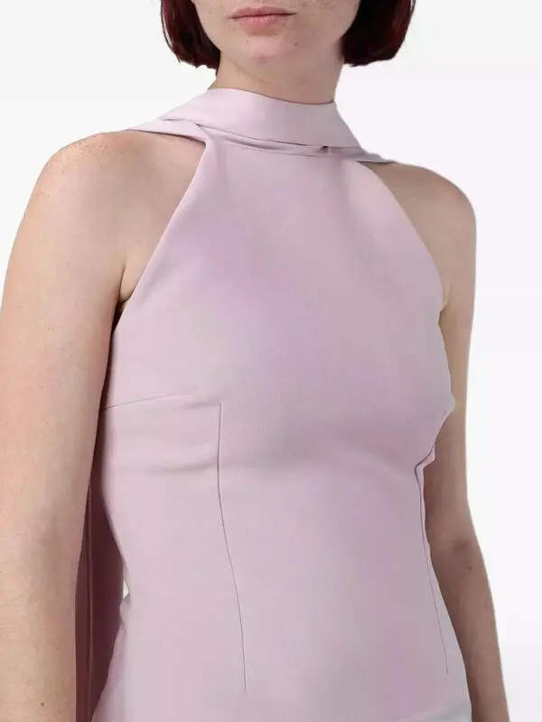 Solace London Cece Cape Detail Maxi Dress