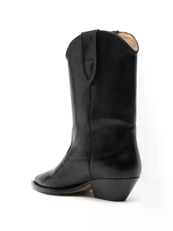 Isabel Marant Étoile Pointed-toe Leather Ankle Boots