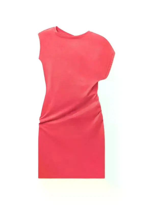 AGOLDE Beth Ruched Sleeveless Mini Dress