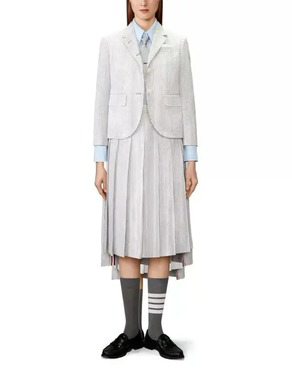 Thom Browne 4-bar Linen Shirt