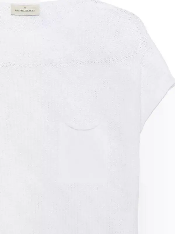 Bruno Manetti Knitted Sweater With Pocket Detail