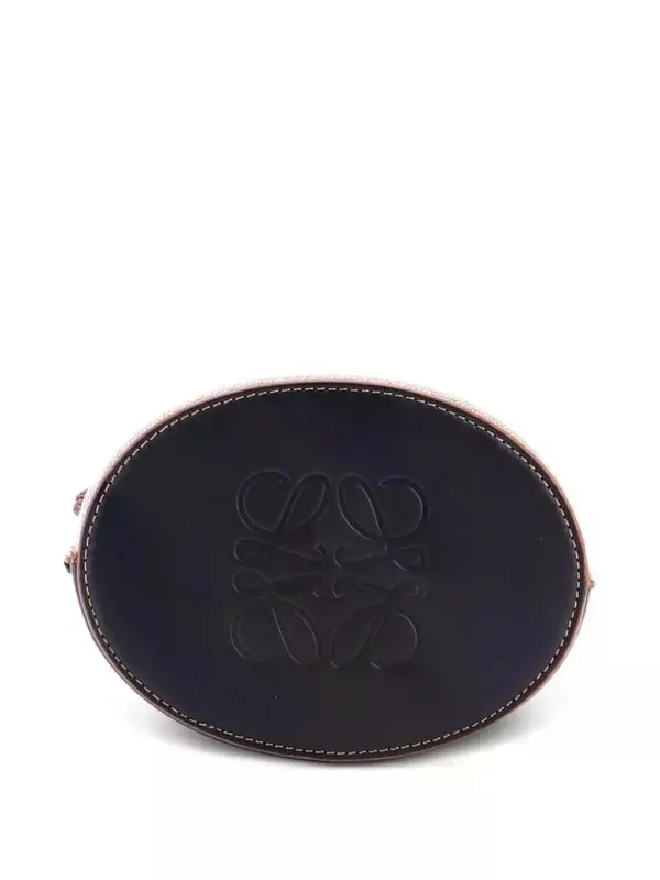 Loewe Gate Anagram Jacquard Canvas Medium Bucket Bag